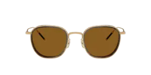 Oliver Spencer Gold Plated Sunglasses - True Brown
