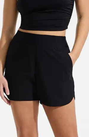 LANDS' END Sunshade Upf 50 5" Board Shorts - Black