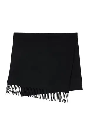 Sandro Wool And Cashmere Scarf