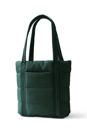 LANDS' END Wanderweight Ultralight Packable Tote Bag - Woodland Forest