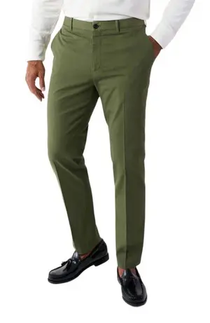 Robert Talbott Douglas Chino Pant - Dark Olive