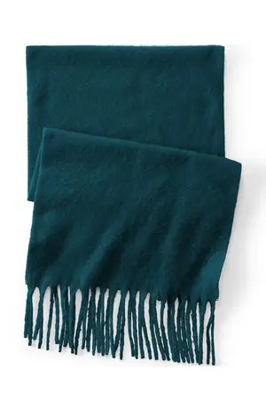 LANDS' END Brushed Blanket Scarf - Evening Teal