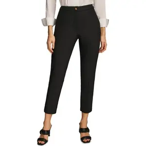 Donna Karan New York Slim Ankle Pants - Black