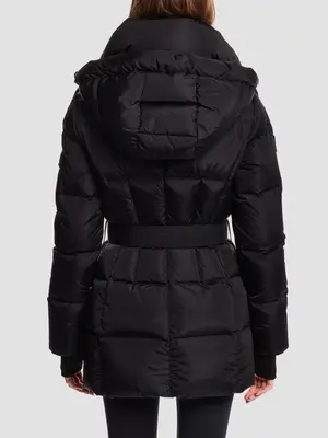 Sam. Luxe Soho Belted Down Jacket - Matte Black