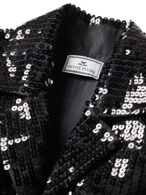 PETITE PLUME Sequined Cotton Pajamas