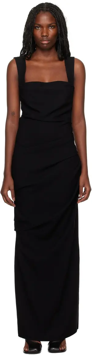 Paris Georgia Paris Georgia 09 Raf Midi Dress - Black
