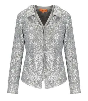 Stine Goya Sequined Shirt - Silver
