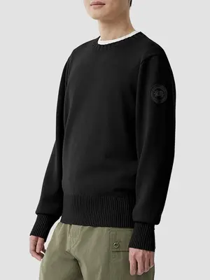 Canada Goose Rosseau Wool Crewneck Sweater - Black
