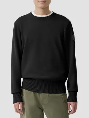 Canada Goose Rosseau Wool Crewneck Sweater - Black
