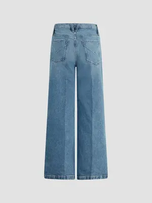 Hudson Jeans Jodie High-rise Wide-leg Jeans - Goddess