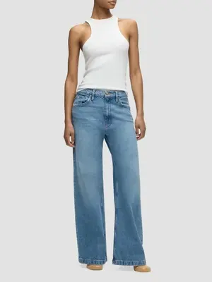 Hudson Jeans Jodie High-rise Wide-leg Jeans - Goddess