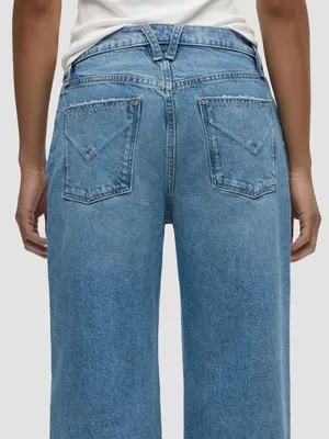Hudson Jeans Jodie High-rise Wide-leg Jeans - Goddess