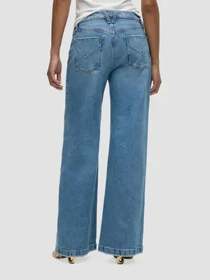 Hudson Jeans Jodie High-rise Wide-leg Jeans - Goddess