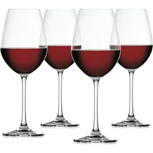 SPIEGELAU Salute Red Wine Glass Set Of 4 - Clear