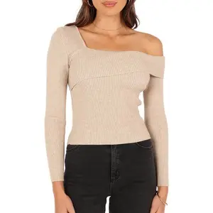 Petal & Pup One Shoulder Sweaters For Women