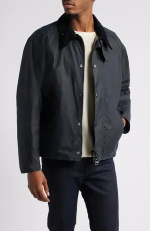 Barbour Transport Wax Jacket - Navy