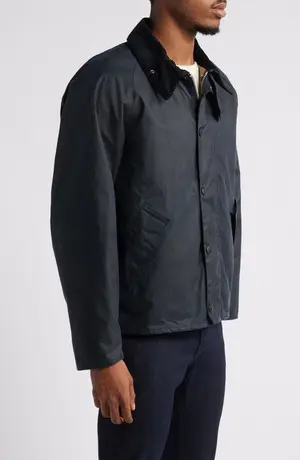 Barbour Transport Wax Jacket - Navy