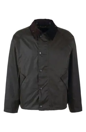Barbour Transport Wax Jacket - Olive