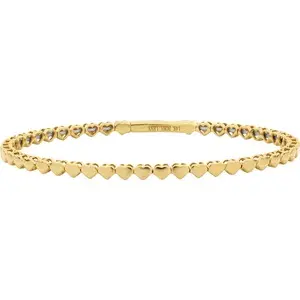 Bony Levy 14k Gold Heart Link Bracelet - 14k Yellow Gold