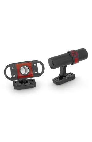 THOMPSON OF LONDON Cigar & Cutter Cuff Links - Red
