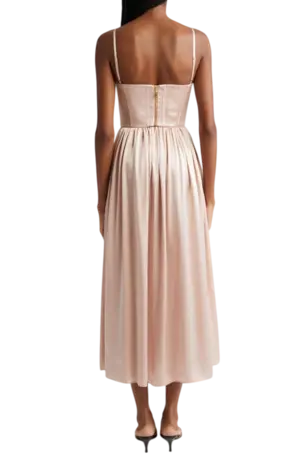 Zimmermann Silk Corset Midi Dress