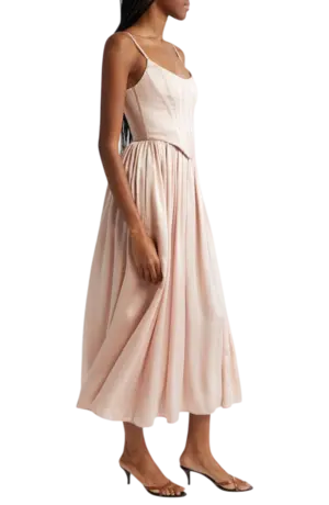 Zimmermann Silk Corset Midi Dress