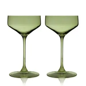 VISKI Reserve Nouveau Crystal Coupes - Green