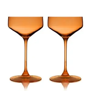 VISKI Reserve Nouveau Crystal Coupes Orange