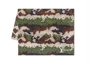 LOUIS VUITTON Lovers Damier Damoflage Stole - Green