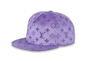 LOUIS VUITTON Monogram Velvet Cap - Purple