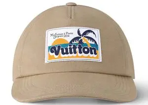 LOUIS VUITTON Palm Tree Patch Cap - Beige