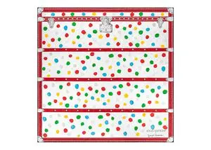 LOUIS VUITTON X Yayoi Kusama Painted Dots Monogram Square 90 - White