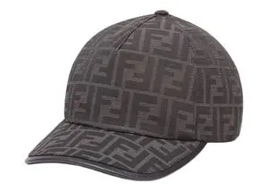 Fendi By Marc Jacobs Fabric Baseball Cap - Black