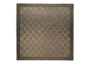 Gucci Gg Lamé Jacquard Shawl