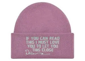 Dior X Cactus Jack Cashmere Knit Beanie - Violet