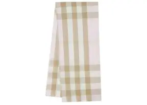 Burberry Lightweight Check Cashmere Scarf - Alabaster