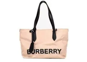Burberry Small Logo Branded Econyl Nylon Tote