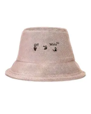 Off-White Swimming Towel Bucket Hat - Nude/black