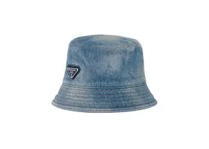 Prada Denim Bucket Hat - Light Blue
