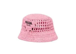 Prada Raffia Bucket Hat