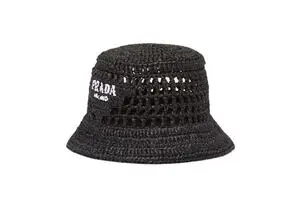 Prada Raffia Bucket Hat
