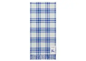 Burberry Check Cashmere Reversible Scarf