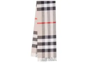 Burberry Check Cashmere Scarf