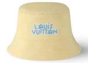 LOUIS VUITTON Louis Vuitton By Tyler, The Creator Monogram Craggy Reversible Bucket Hat Beige