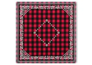 LOUIS VUITTON Damier Buffalo Stole - Red