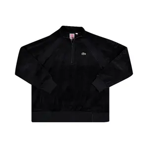 Supreme X Lacoste Velour Half Zip Track Top