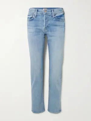 Women's Faded Stretch Jeans