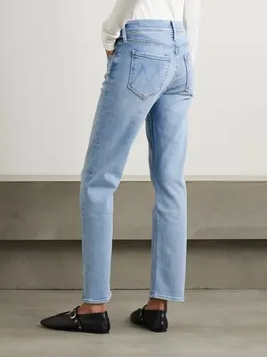 MOTHER Hiker Hover Mid-rise Straight-leg Jeans