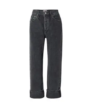 AGOLDE Fran Low-rise Straight-leg Jeans