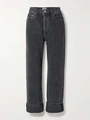 AGOLDE Fran Low-rise Straight-leg Jeans